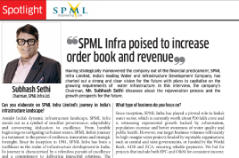 SPML Infra Ltd | Sustainable Water Solutions - Engineering Life